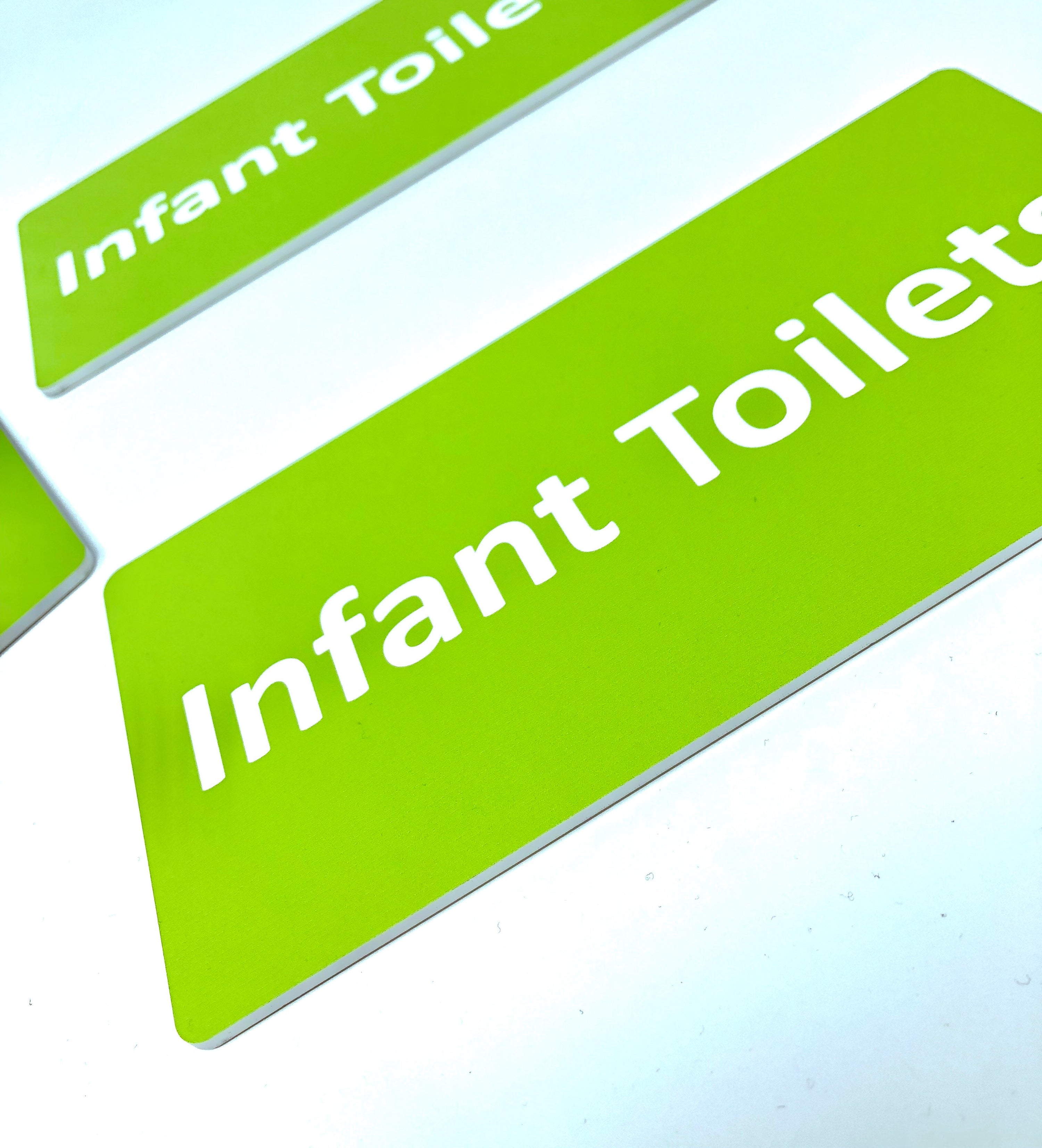 Infant Toilet School signs for local Primary School | Viro Display