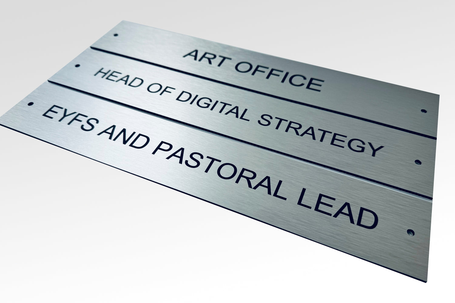 Custom Printed Aluminium Door Signs for Durham High School | Viro ...