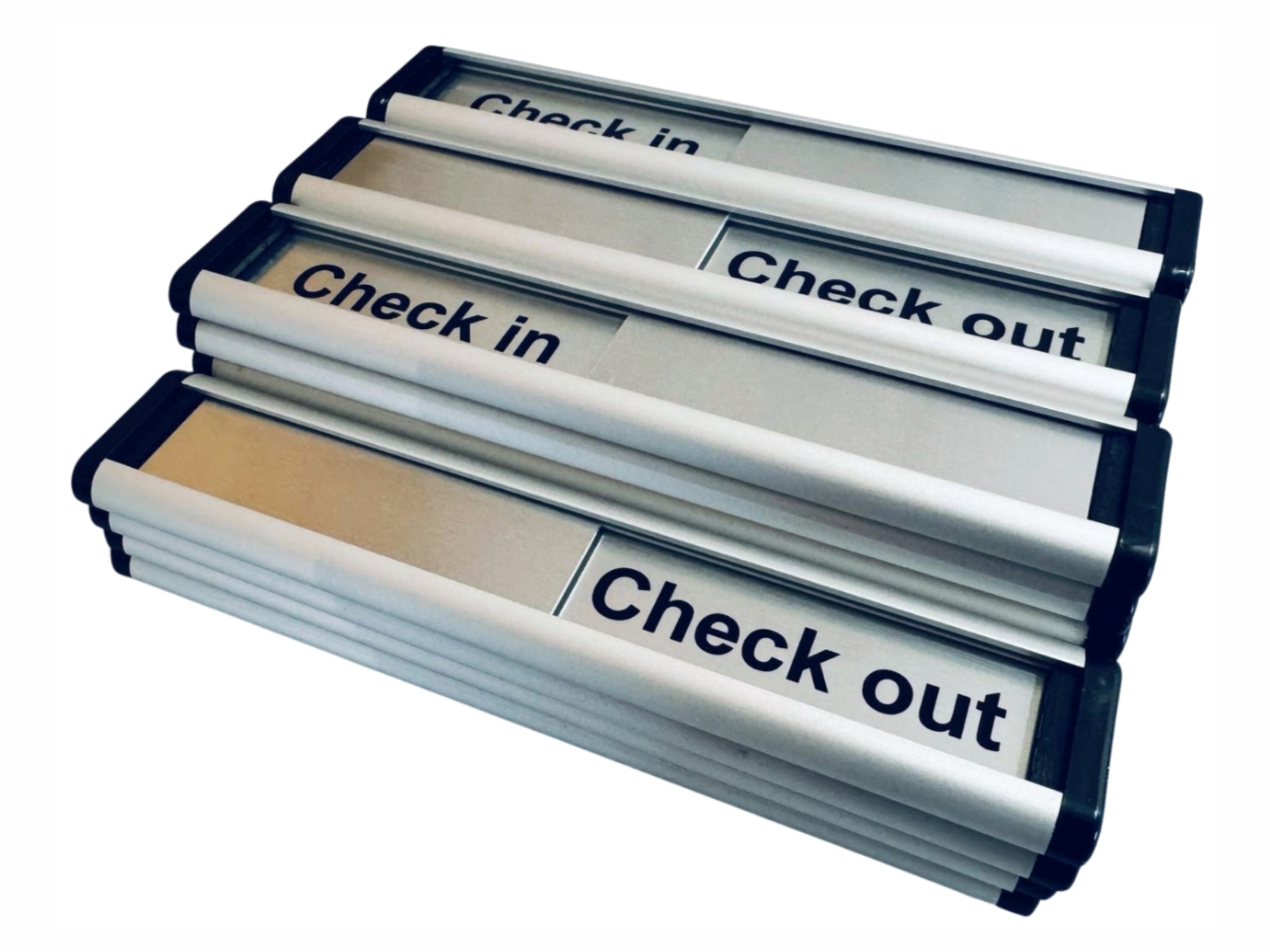 Check In Check Out Sliding Signs going to Cluj, Romania – Viro Display