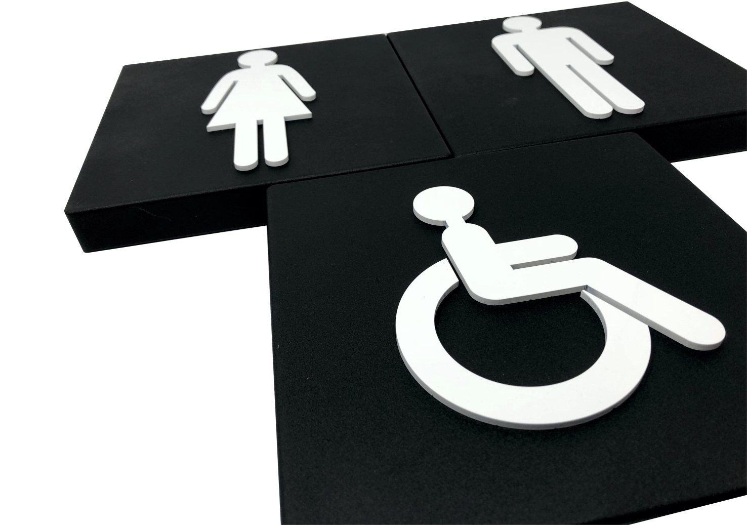 Contemporary and Modern Toilet Signs for Cinema in Devon | Viro Display
