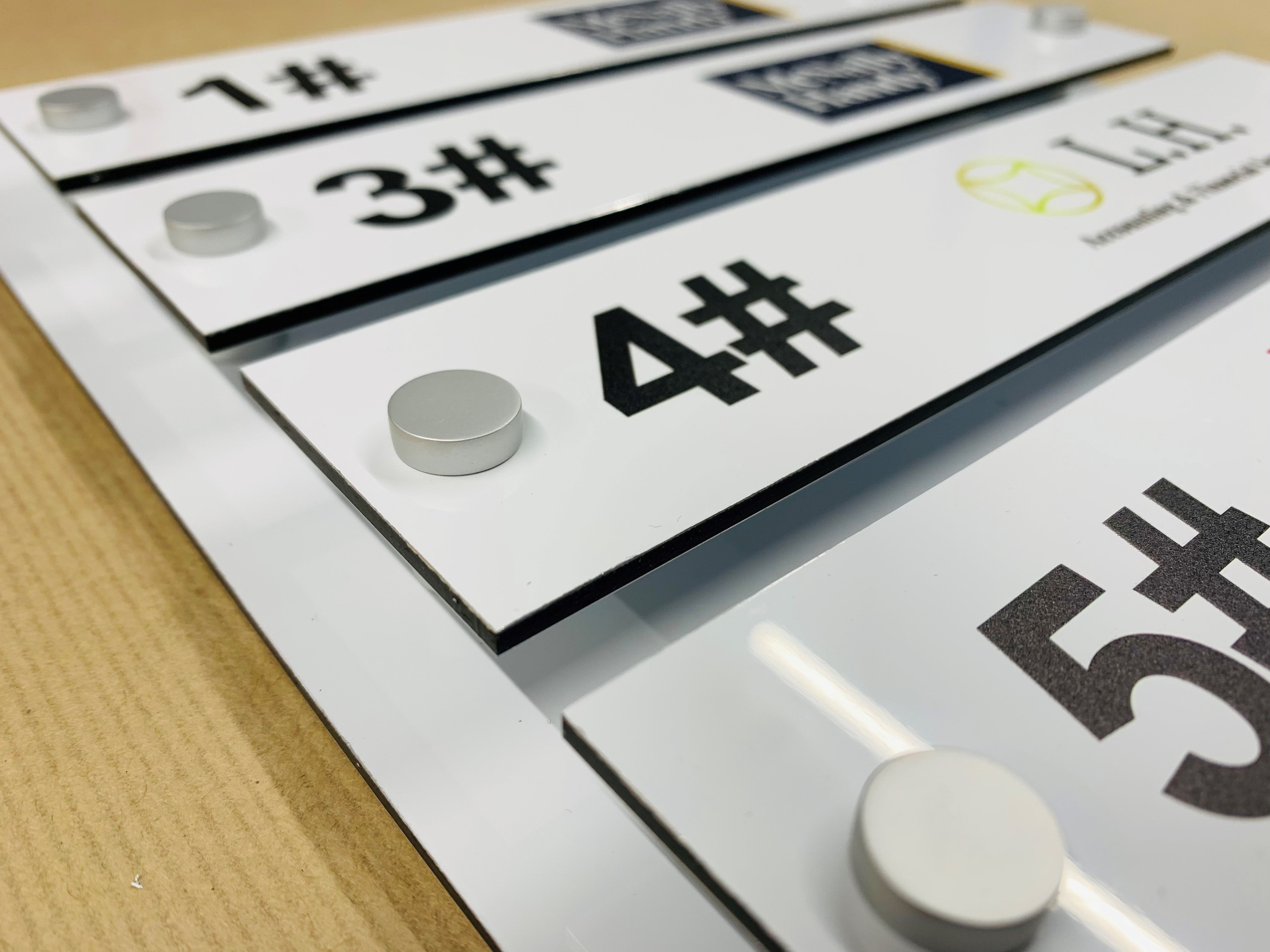 Company Name Board for McNally & Partners – Viro Display