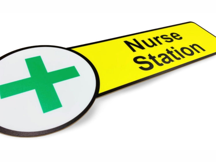 Custom Made Dementia Friendly Nurse Station Sign for a National Care H ...