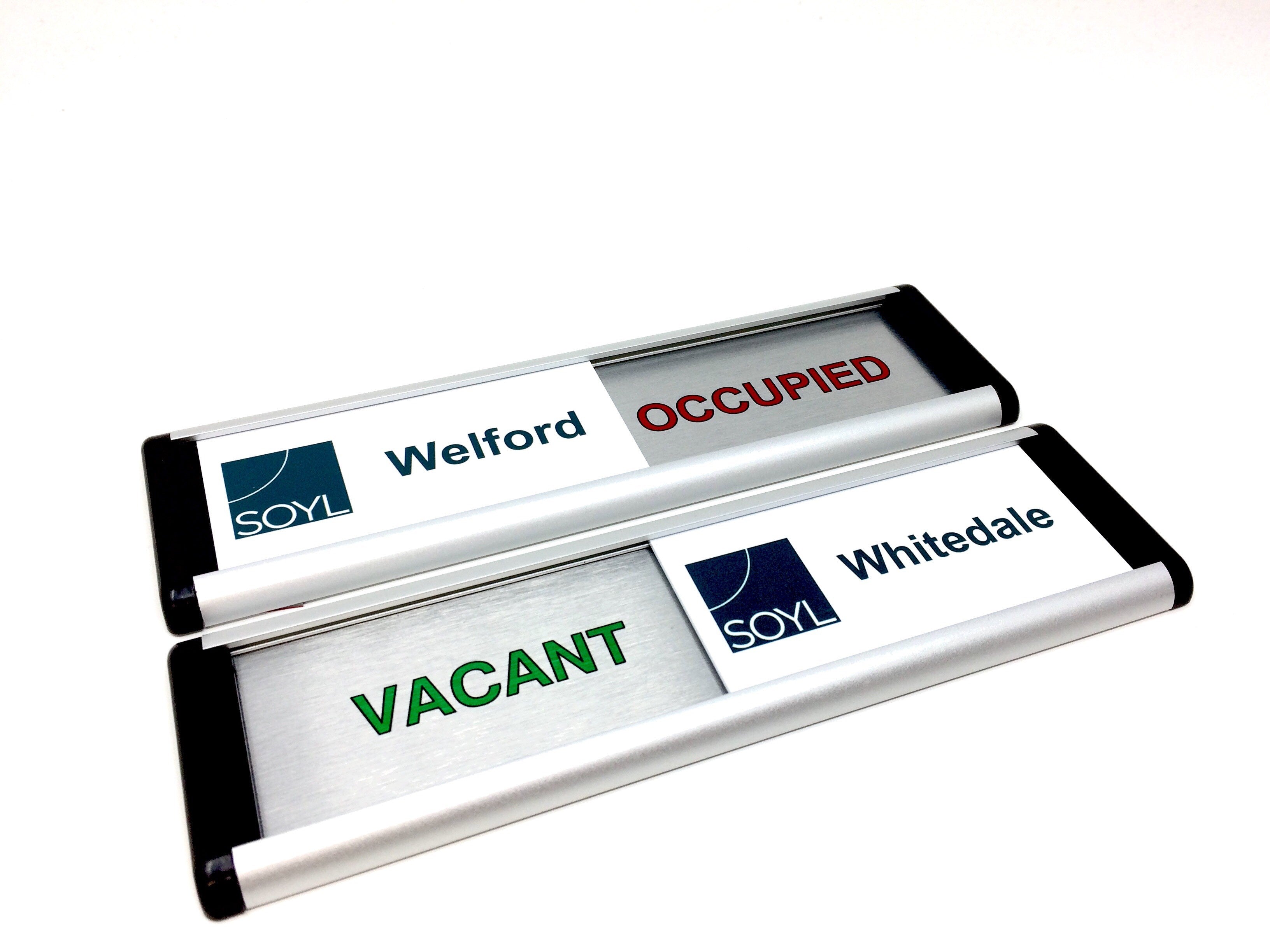 Bespoke Sliding Door Signs for SOYL | Viro Display