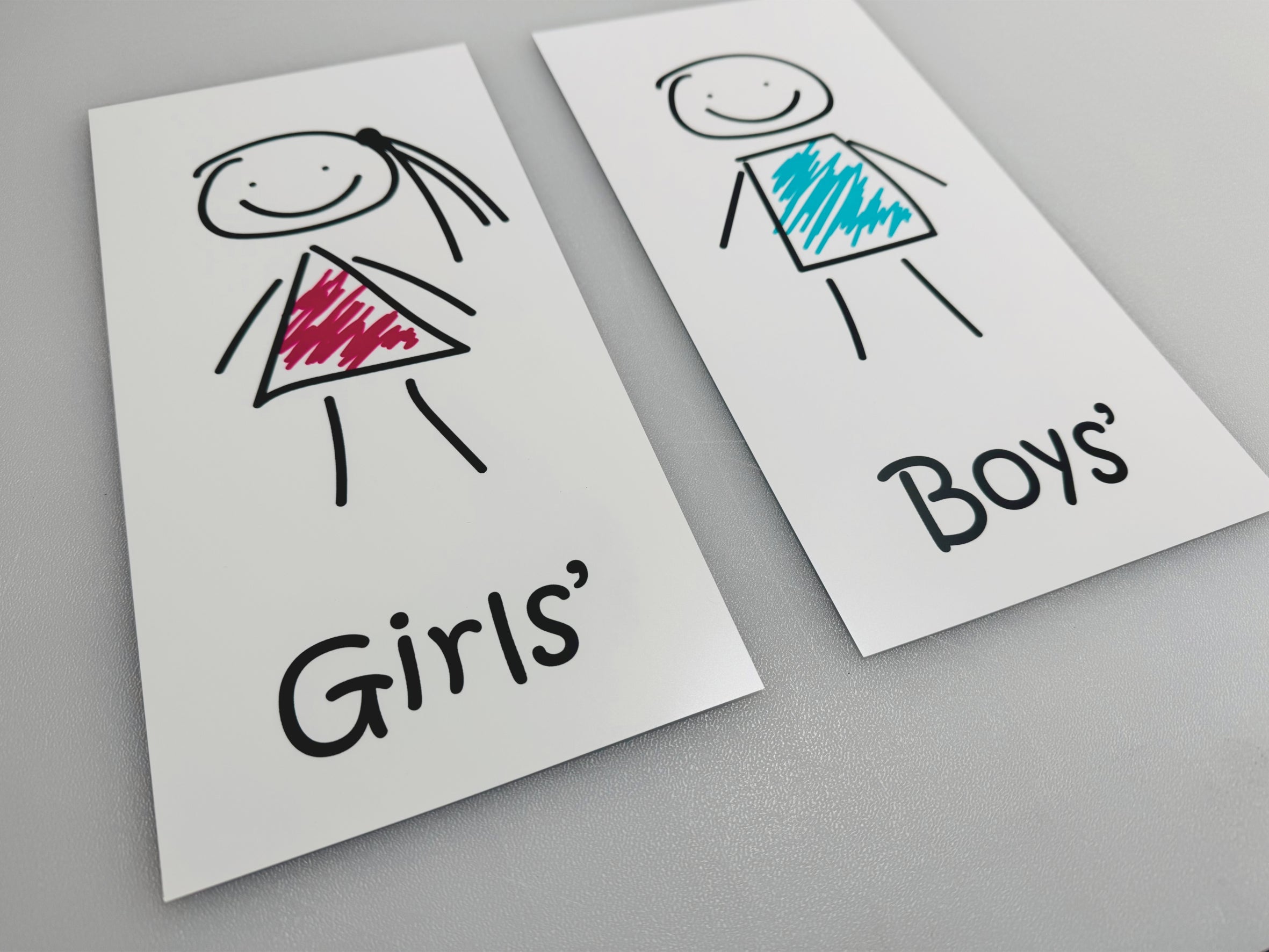 Toilet Signs for a High School in Derby – Viro Display