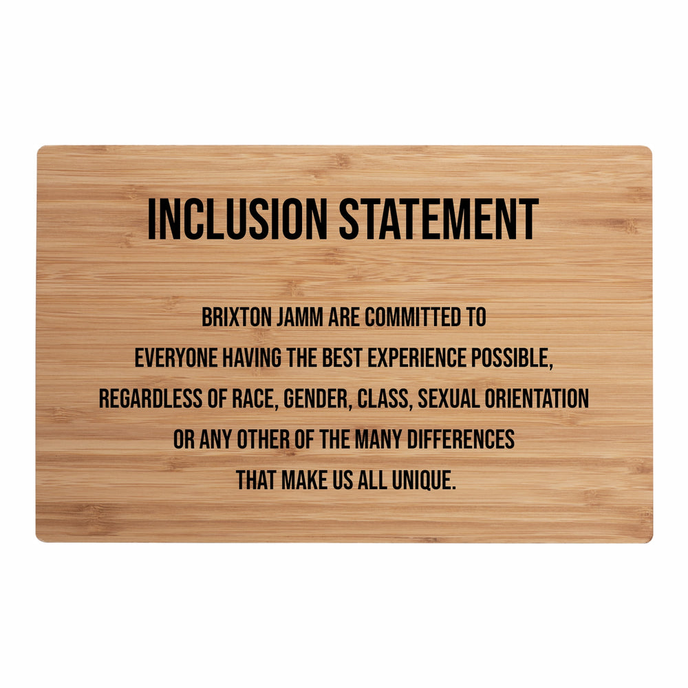 ViroEco Bamboo Wedge Sign | Viro Display UK