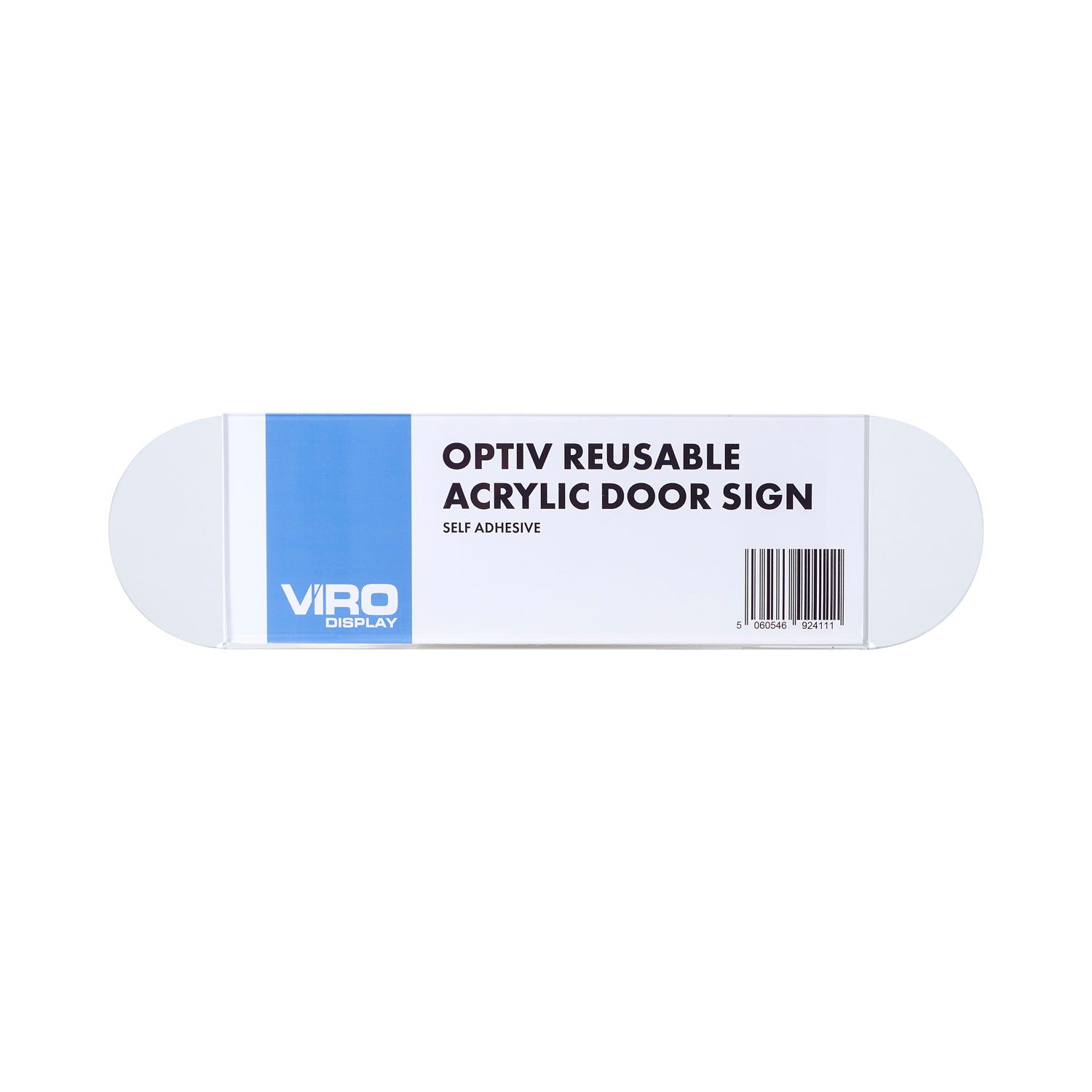 Panneaux de porte en acrylique réutilisables OptiV | Viro Display UK