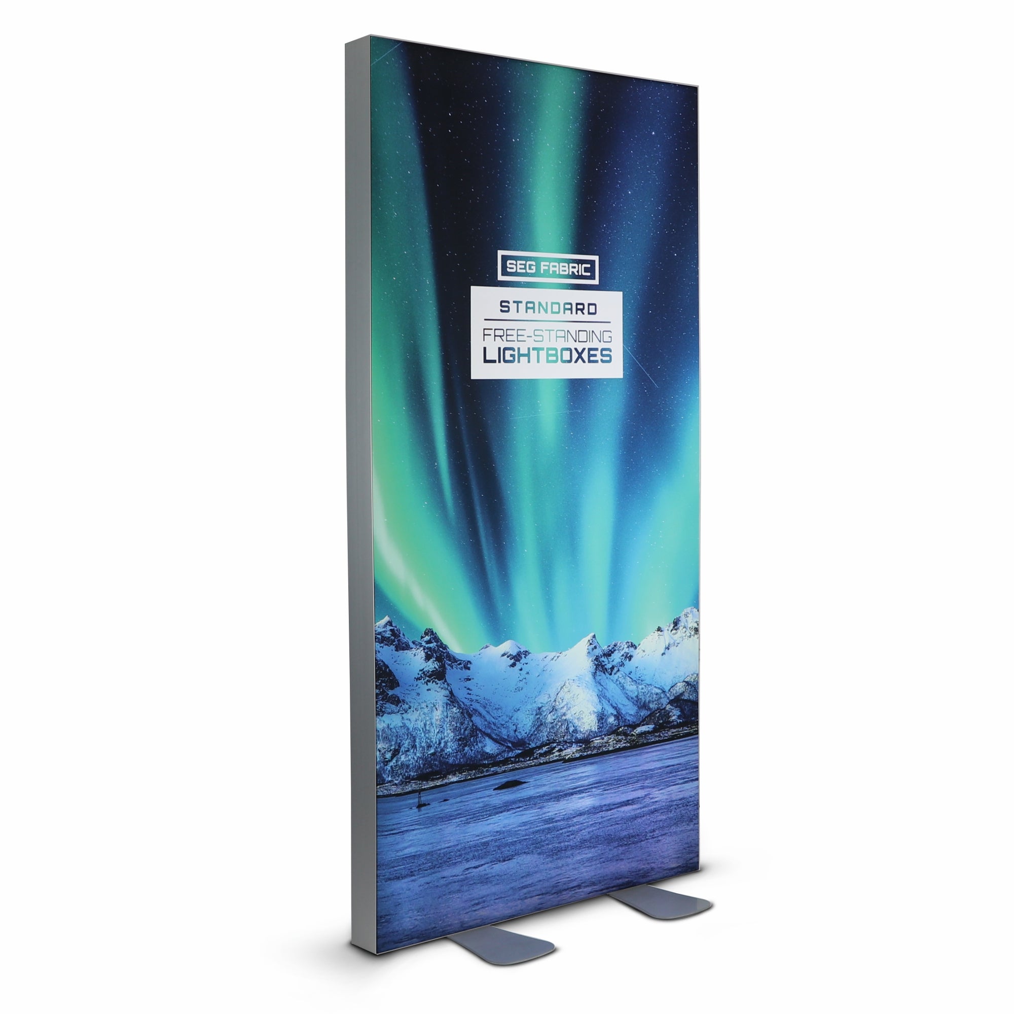 Freestanding SEG Fabric Lightboxes | Viro Display UK