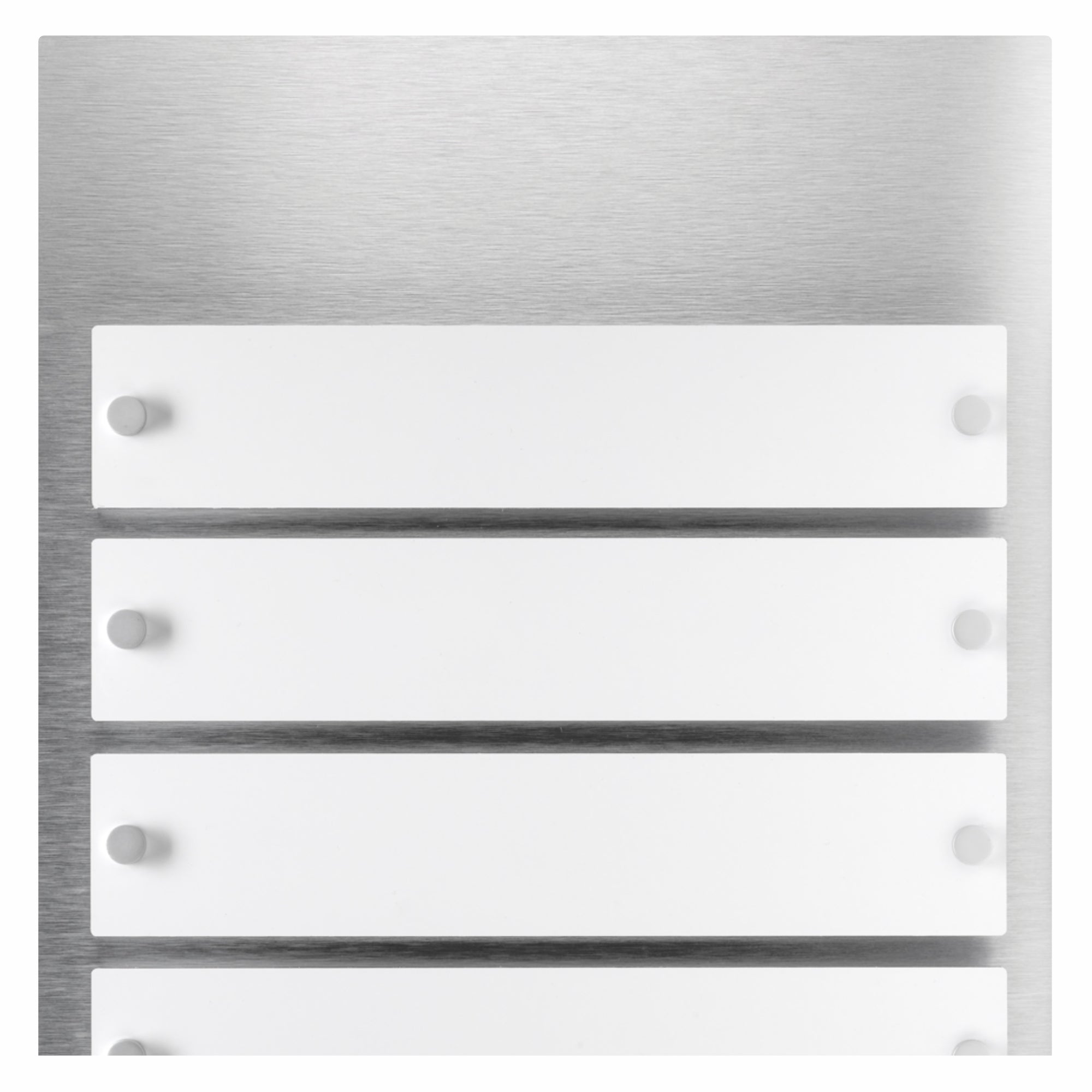 Custom Staff Name Board - Silver Back Panel Silver Inserts | Viro ...