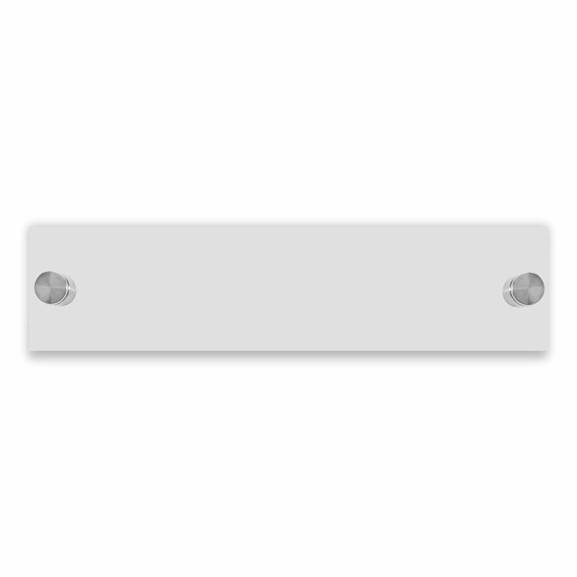Clear Acrylic Custom Door Sign + Standoff Fixings - 250 x 60mm | Viro ...