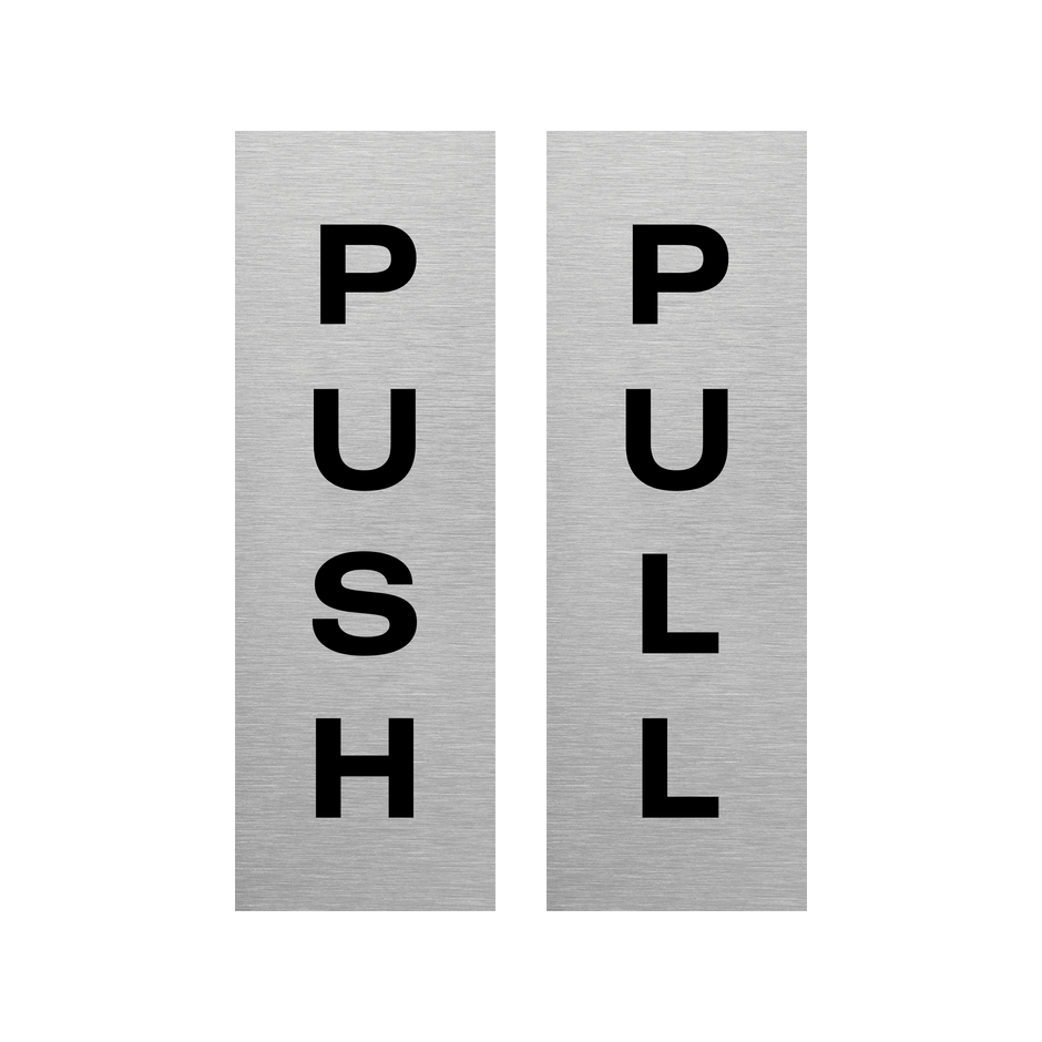 Push Pull Signs, Push Door Sign, Pull to Open Sign | Viro Display UK