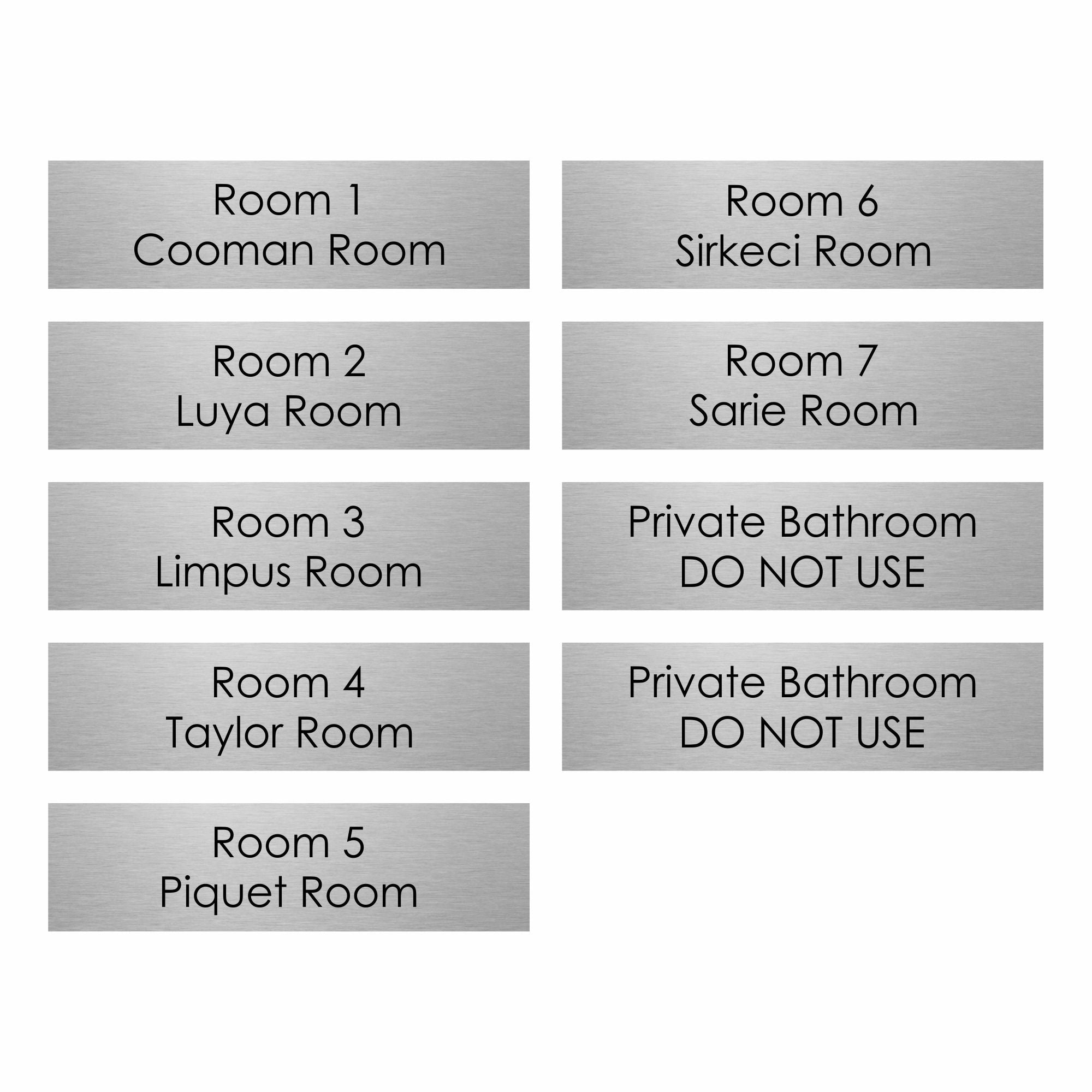 U LivIn Lets Slimline Aluminium Sign - 150 x 40mm – Viro Display
