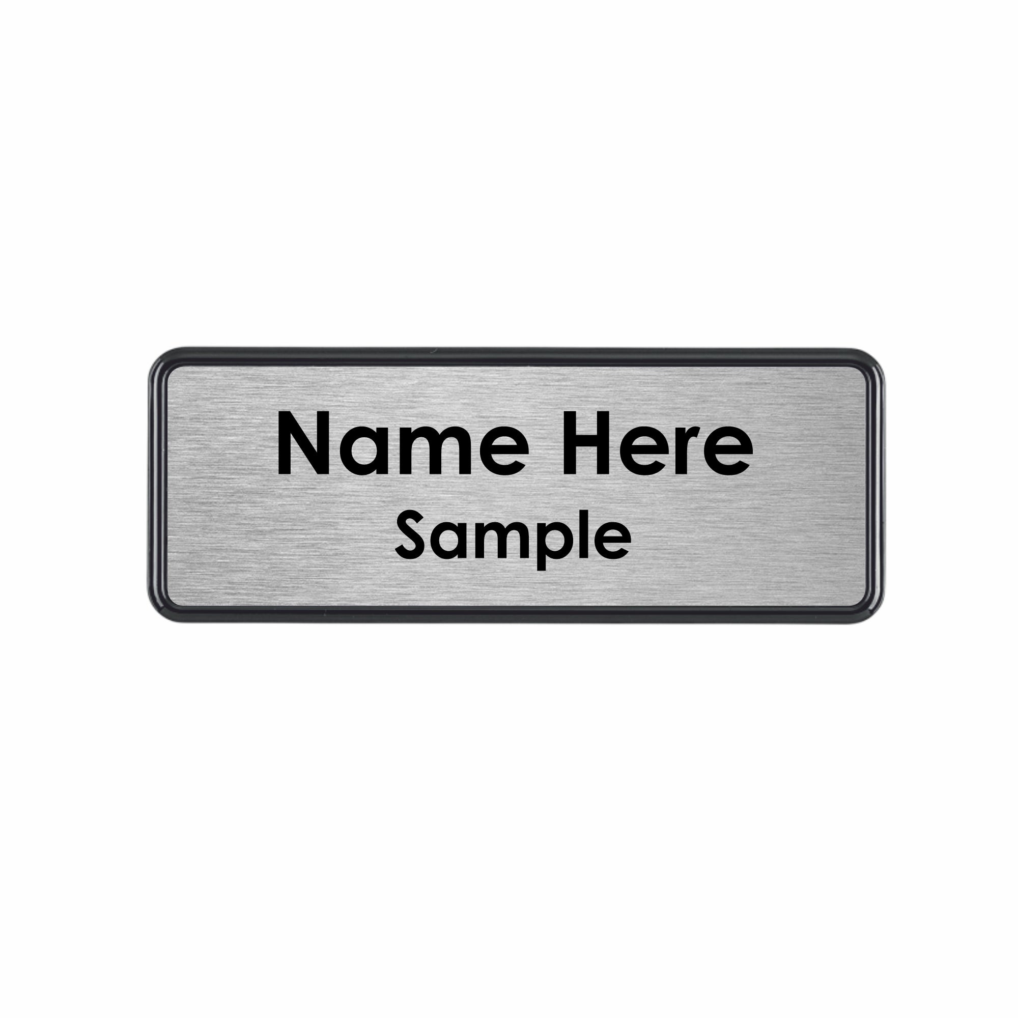 Viro Black Frame Name Badge | Viro Display UK