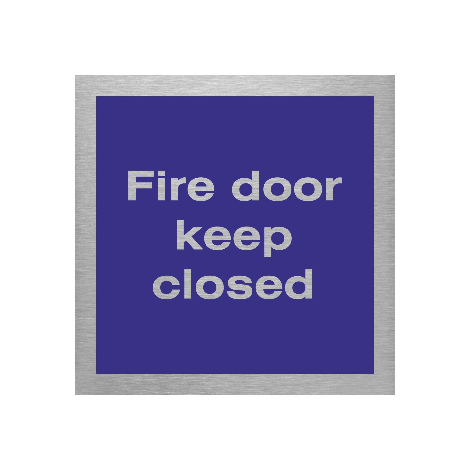 Slimline Aluminium Fire Door Sign | Viro Display UK