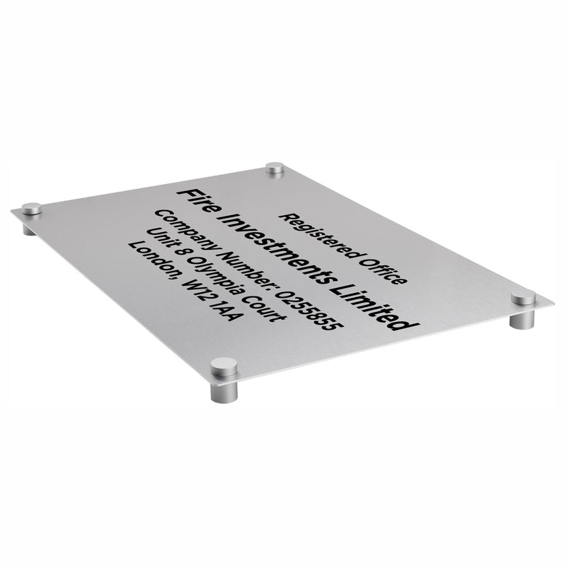Viro Standoff Aluminium Sign | Viro Display UK